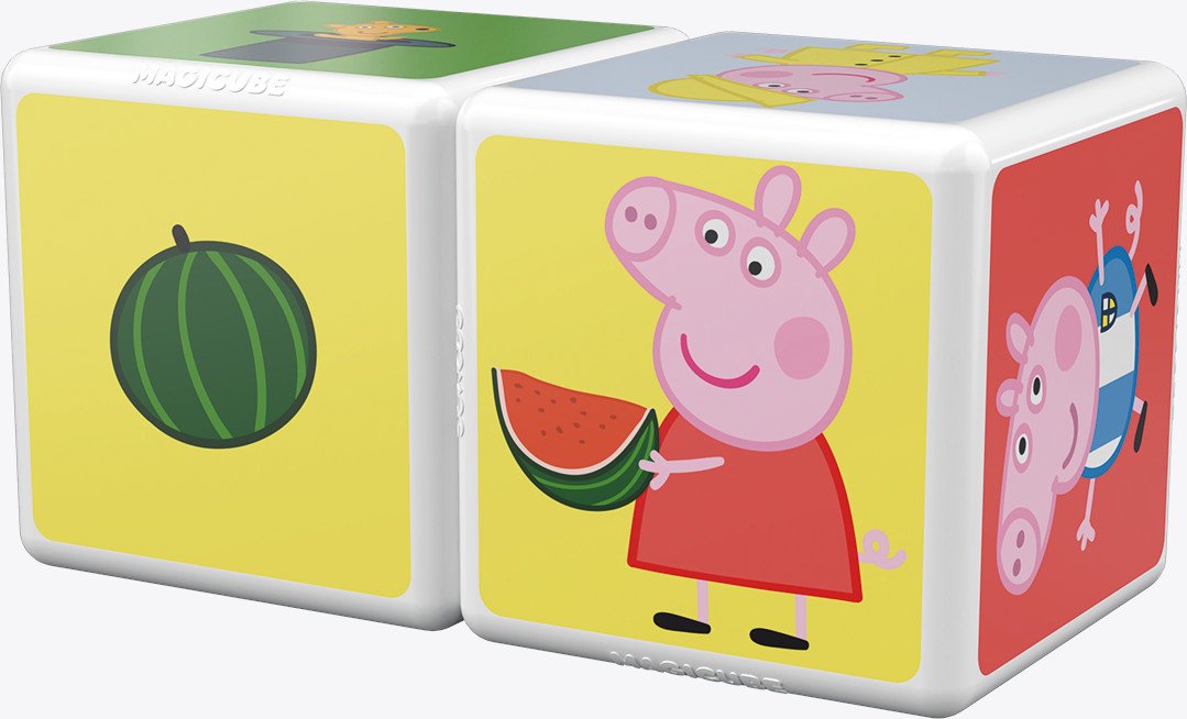 GEOMAG Magicube Magnetic cubes Peppa Pig, 4 cubes