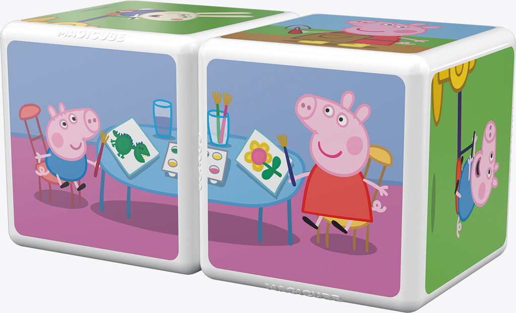 GEOMAG Magicube Magnetic cubes Peppa Pig, 4 cubes