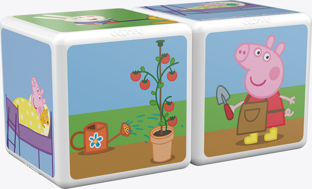 GEOMAG Magicube Magnetic cubes Peppa Pig, 4 cubes