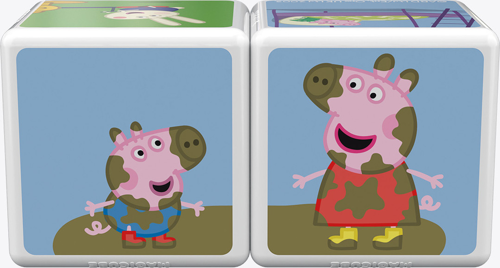 GEOMAG Magicube Magnetic cubes Peppa Pig, 4 cubes