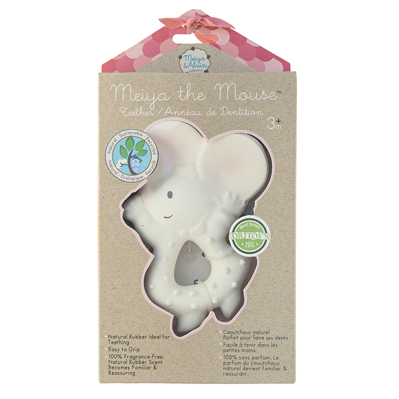 Meiya&Alvin Natural Rubber Teether Mouse Meiya