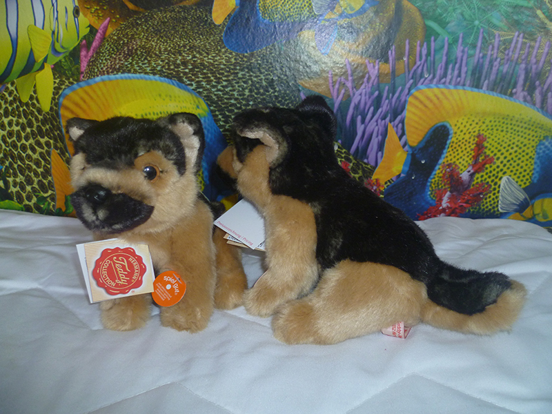 Teddy Hermann Soft toy German Shepherd Dog, 15cm