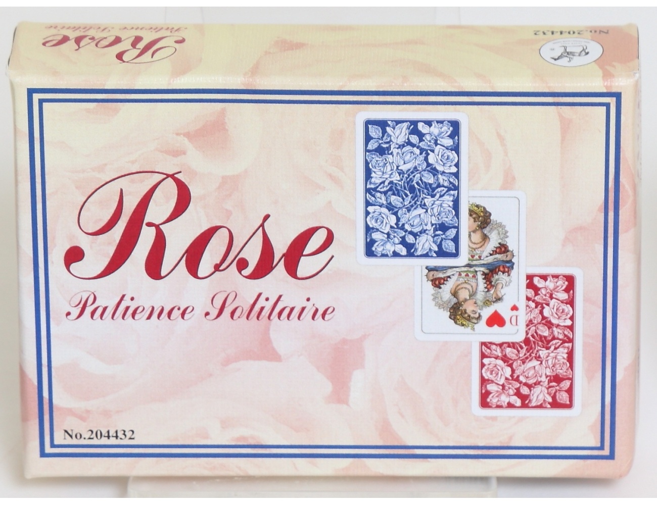 Piatnik Playing Cards Patience Rose Solitaire Double Deck Mini Size
